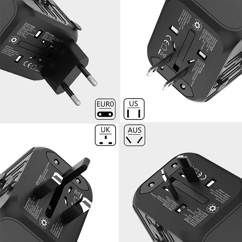 Universal Smart Travel Adapter Spenningsomformer – skogkatts